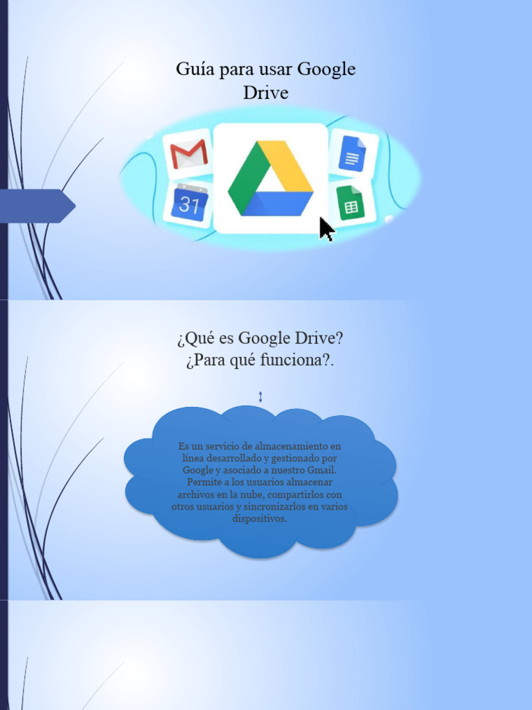 Google Drive Presentación | PDF | Archivo de computadora | Informática