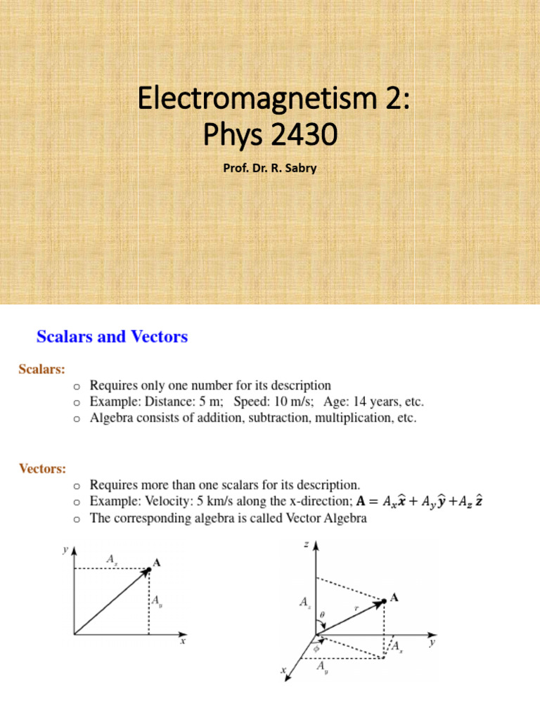 1 Vector Analysis | Download Free PDF | Derivative | Gradient
