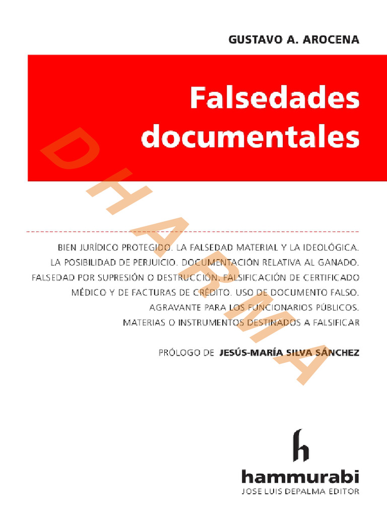 Falsedades Documentales | PDF