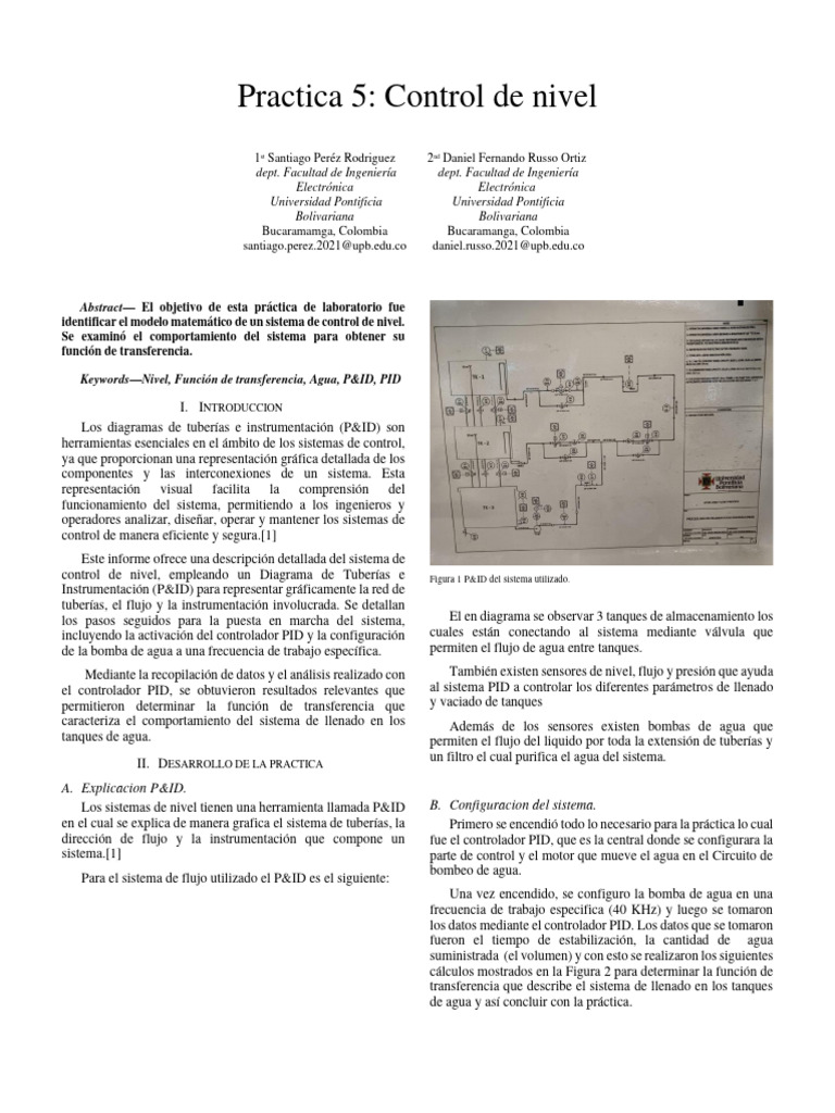 Peréz Russo Informe 5 | PDF | Sistema | Electrónica