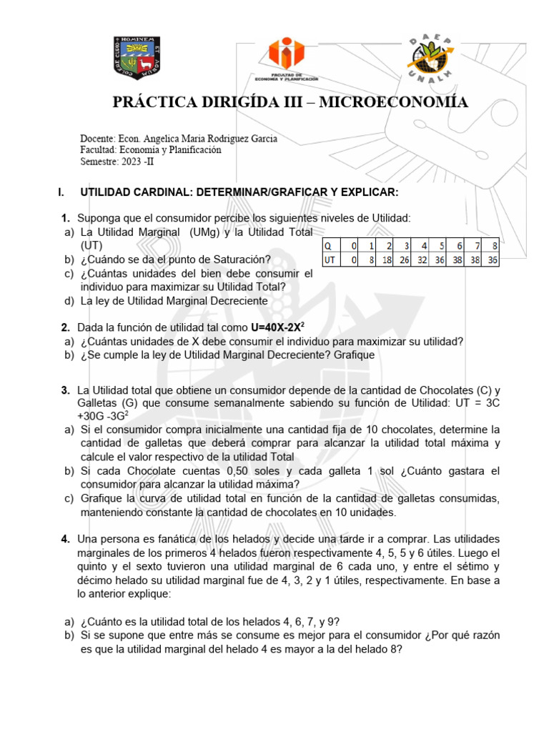 PD Iii Micro I Utilidad Cardinal - Ordinal | Descargar gratis PDF ...