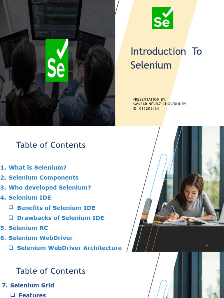 Kaw Sar New Az Selenium | PDF | Selenium (Software) | Software Engineering