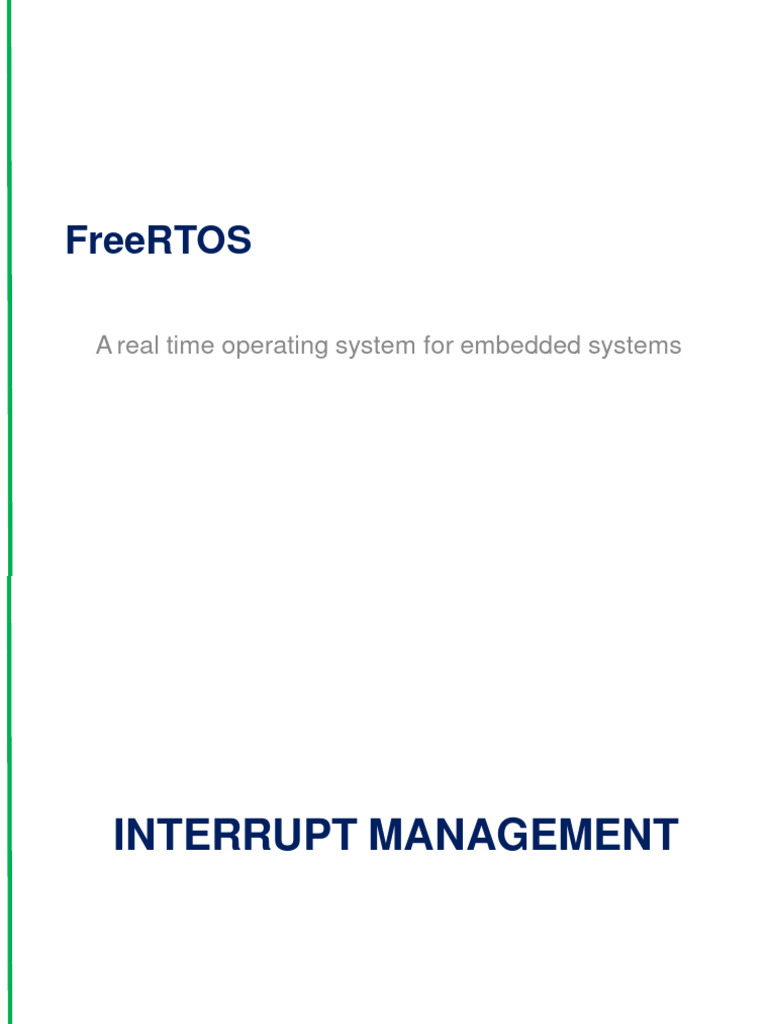 FreeRTOS InterruptManagement | PDF | Computing | Computer Programming