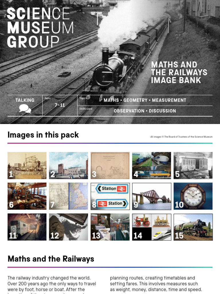 Maths and Railways Image Bank | Download Free PDF | Rail Transport | Train