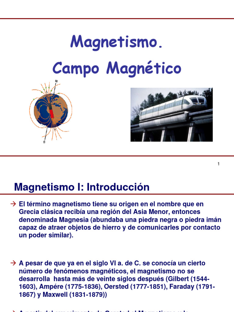Introducción al Magnetismo y Campos Magnéticos | PDF | Imán | Campo magnético