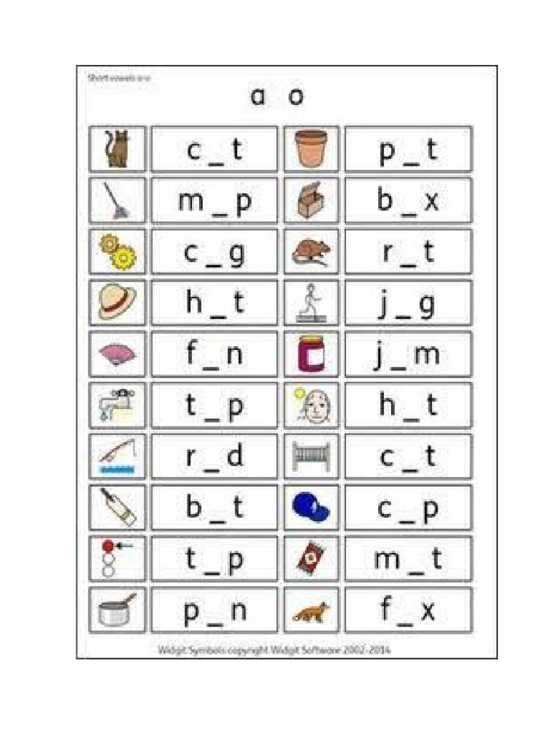 Ctividad Ingles Palabras | PDF