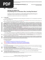 Congealing Point of Petroleum Waxes, Including Petrolatum: Standard ...