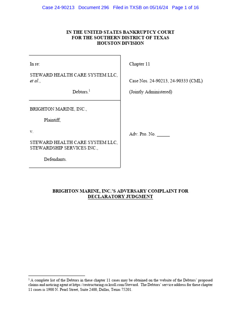 Brighton-Based Military Healthcare Provider Suing Steward Health Care ...