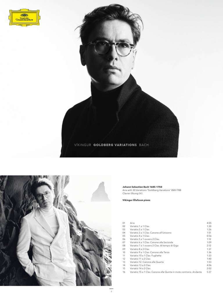 booklet Bach Goldberg Variartions | PDF | Goldberg Variations ...