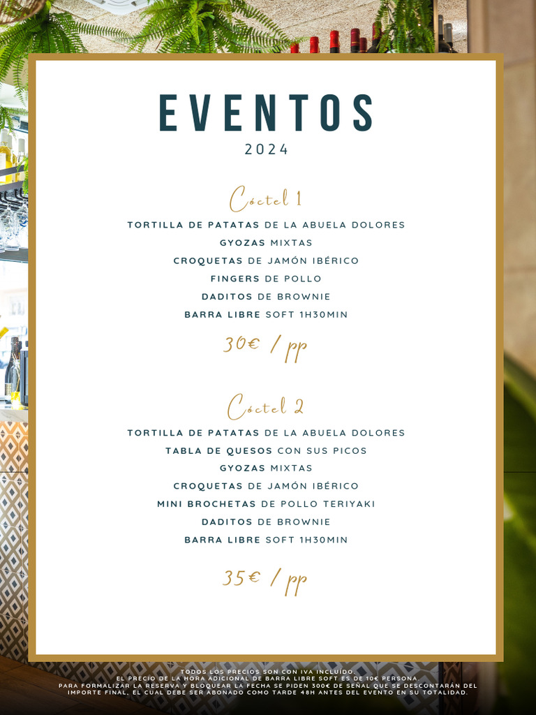 Menus Catering Candela 2024 | PDF | Alimentos | Cocina