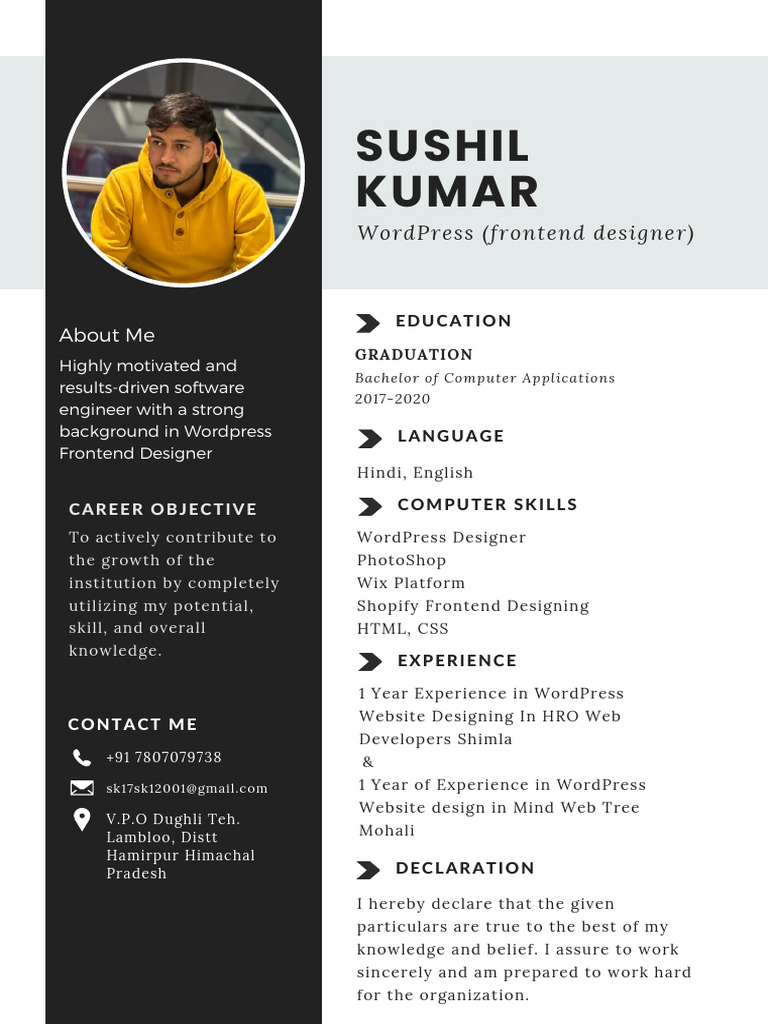 Sushil Gautam | PDF | Career & Growth | Business