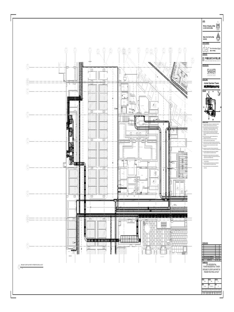 DWG Cscec D01 DD El PW 03 GF B1 0000 01 | PDF | Manufactured Goods | Electrical Engineering