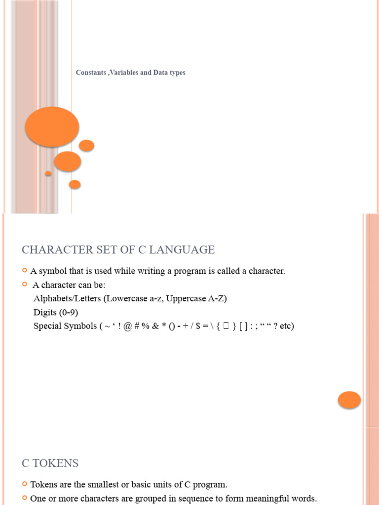 C Programming1 | PDF | Reserved Word | Decimal