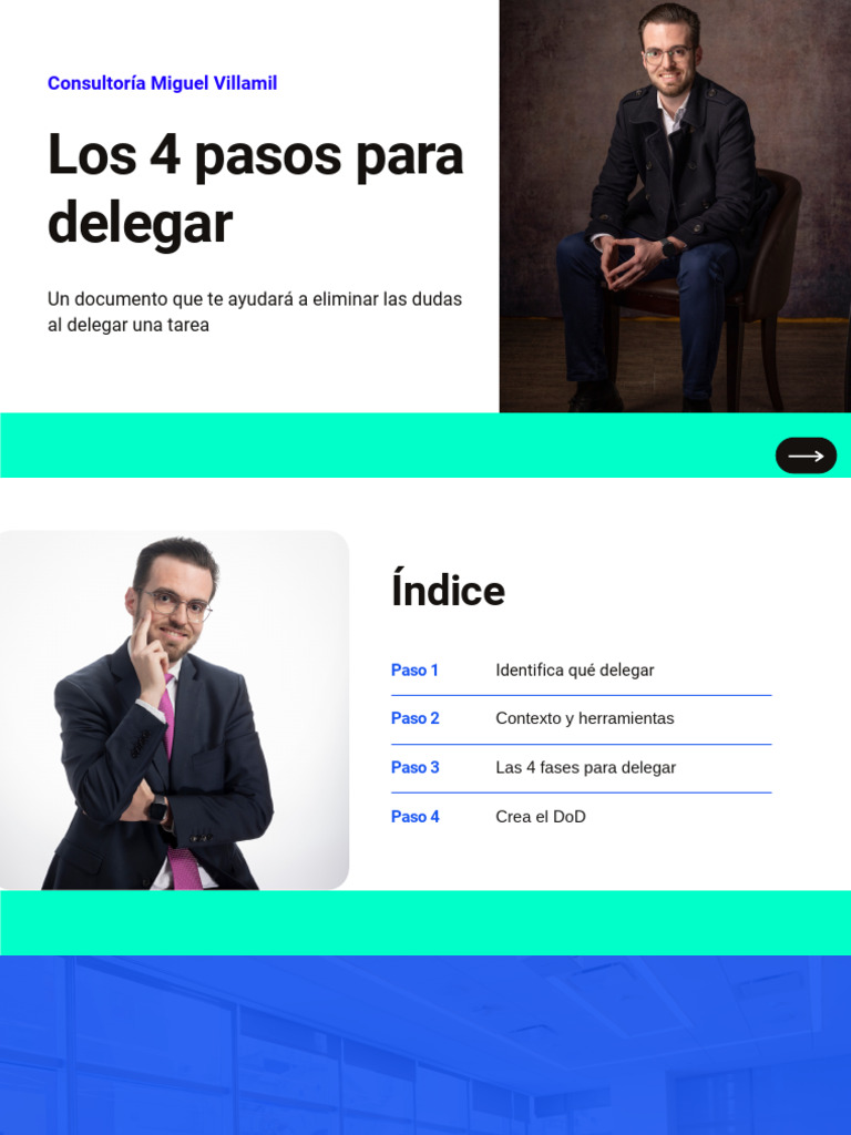 Documento Los 4 Pasos para Delegar | PDF