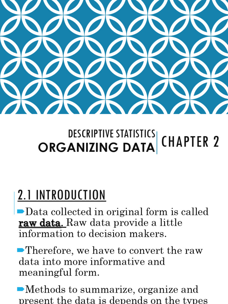 CHAPTER_2_DESCRIPTIVE_STATISTICS_PART_1_qualitative_data_table_& | PDF | Chart | Pie Chart