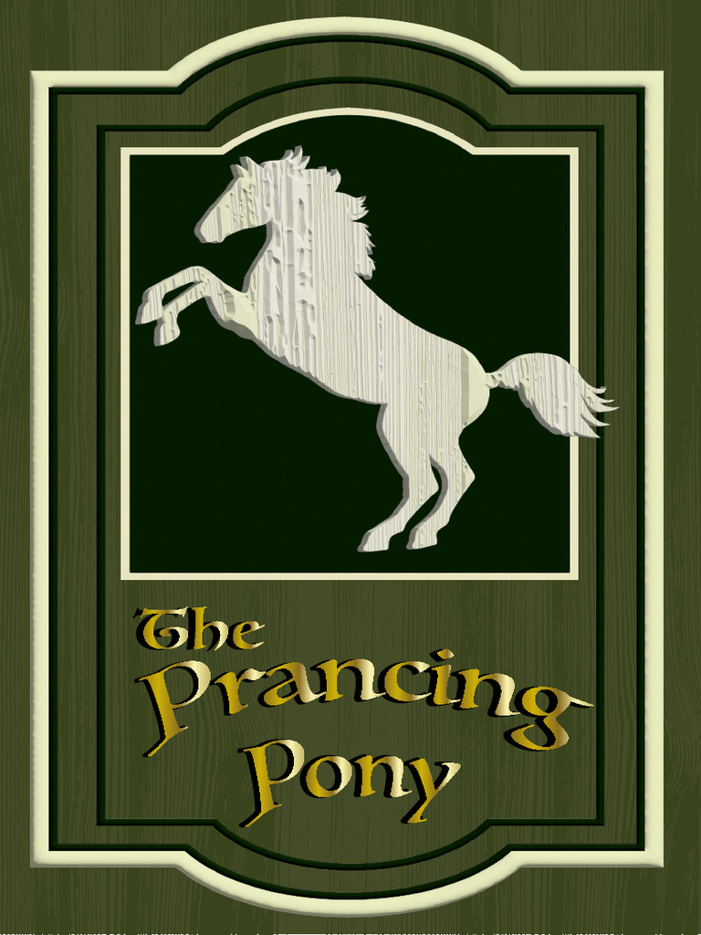 Prancing Pony Sign | PDF