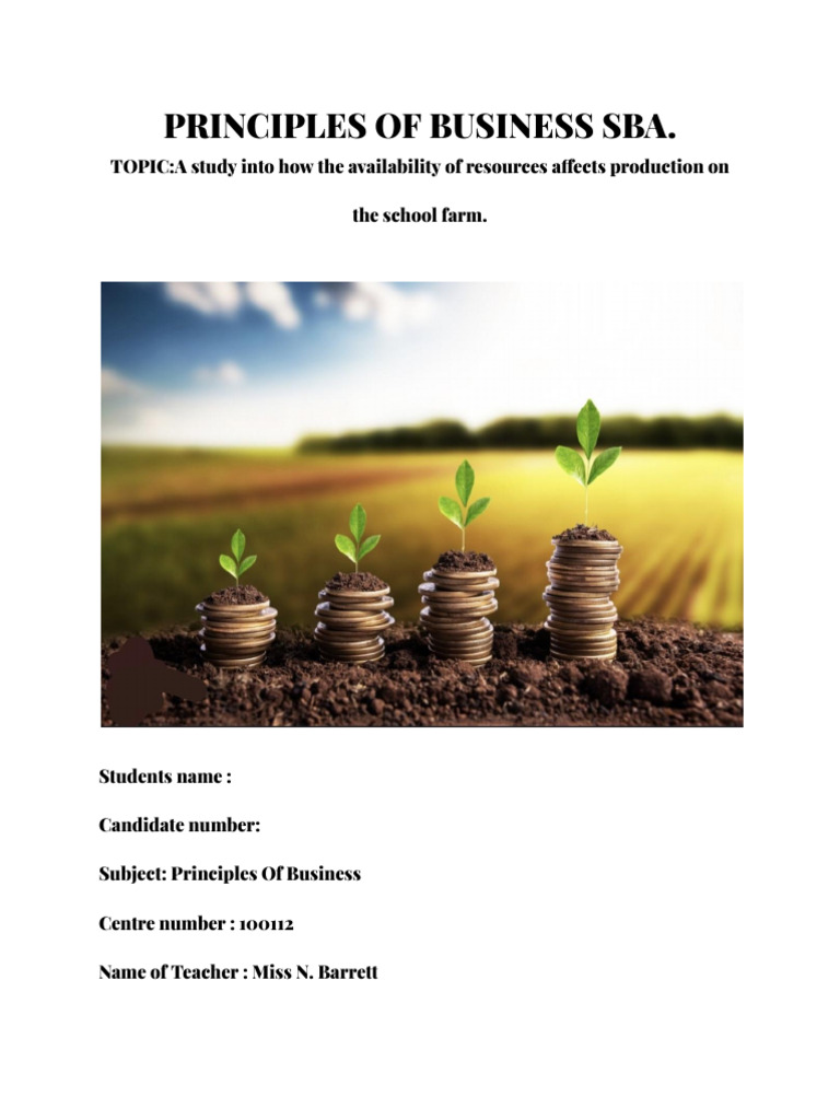 Pob Sba | PDF | Agriculture | Sustainability