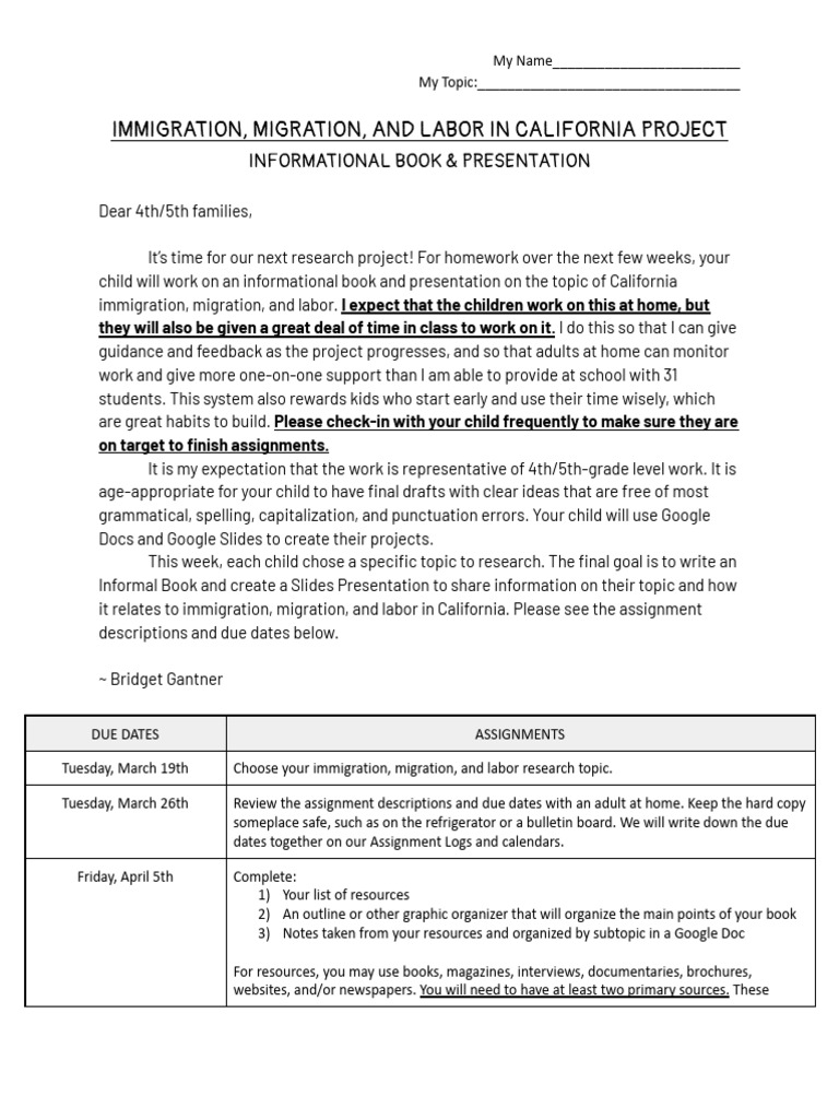 Immigration Migration and Labor in California Project 3 | PDF