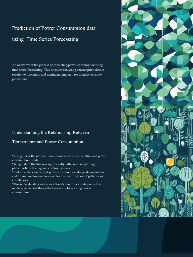 Power Consumption Prediction Using Time Series Pdf Autoregressive Integrated Moving Average