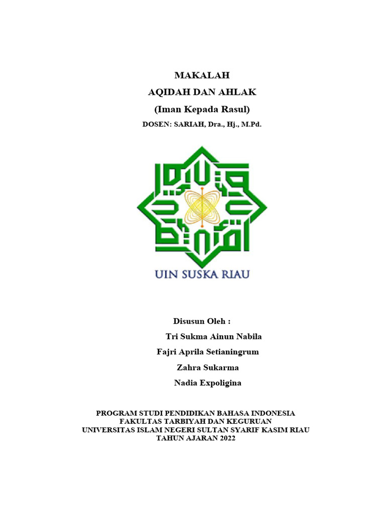 Akidah Kelompok 6-2-3 | PDF