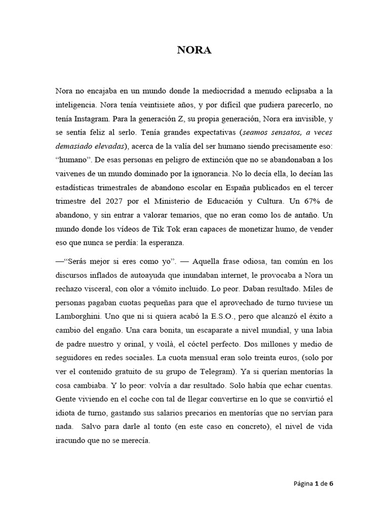 NORA | PDF | Neurociencia