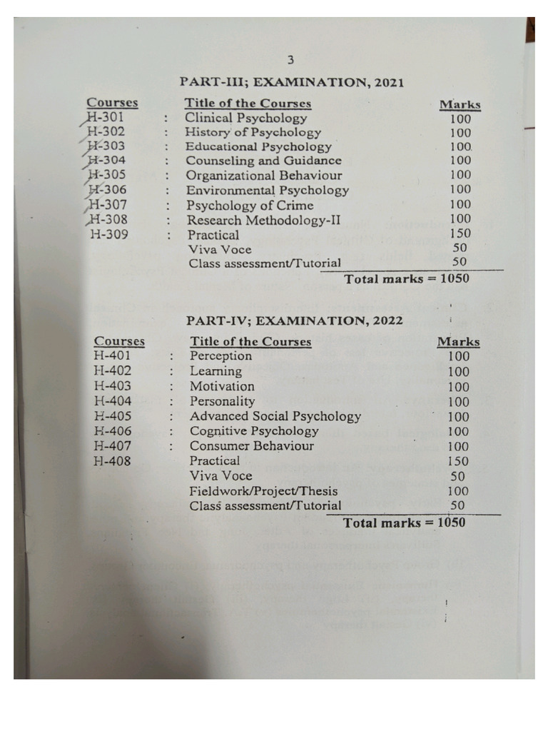 3rd Year Syllabus - SAS | PDF