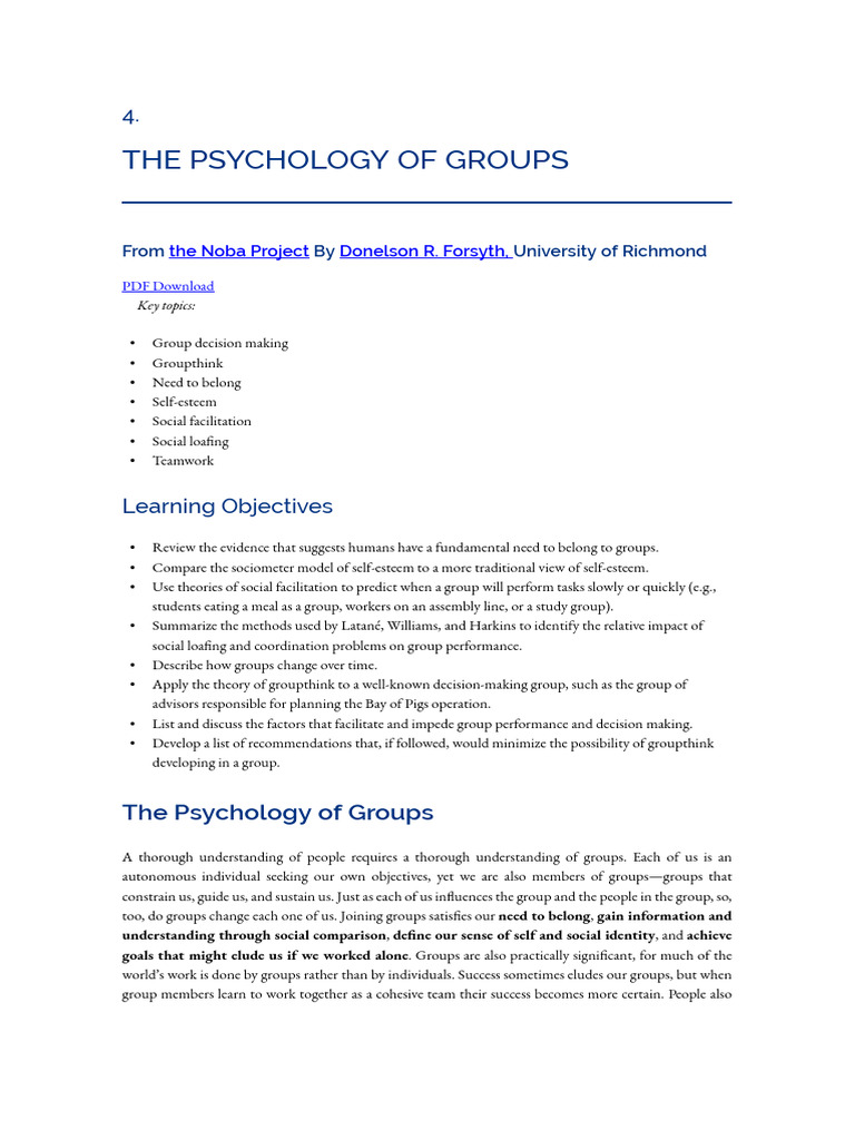 Problem Solving in Teams and Groups FALL2022!45!61 | PDF | Self Esteem | Group Cohesiveness