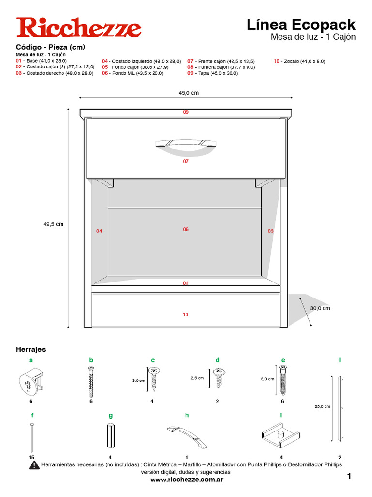 Mesa de Luz Ecopack | PDF | Metalurgia
