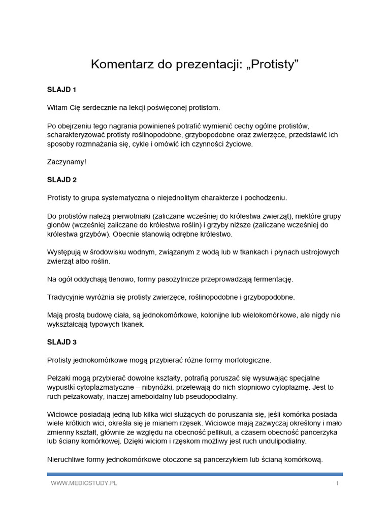 PROTISTY | PDF