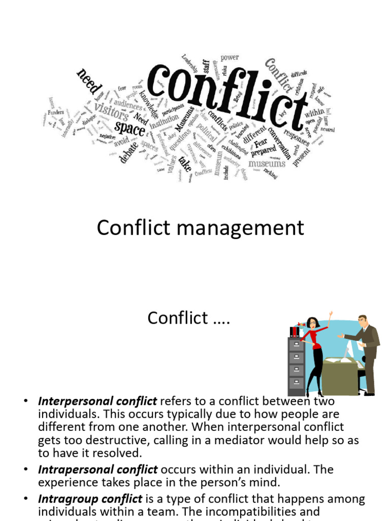 Conflict | PDF | Communication | Goal
