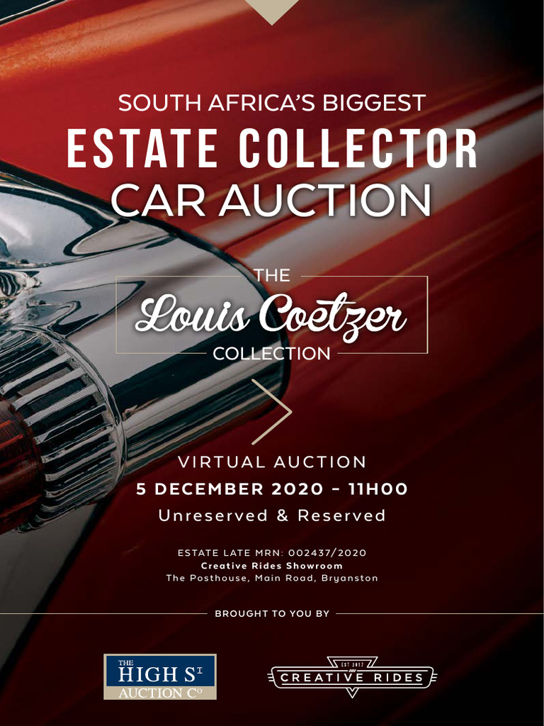 Classic Car Auction Catalogue 5 Dec 2020 | Download Free PDF ...