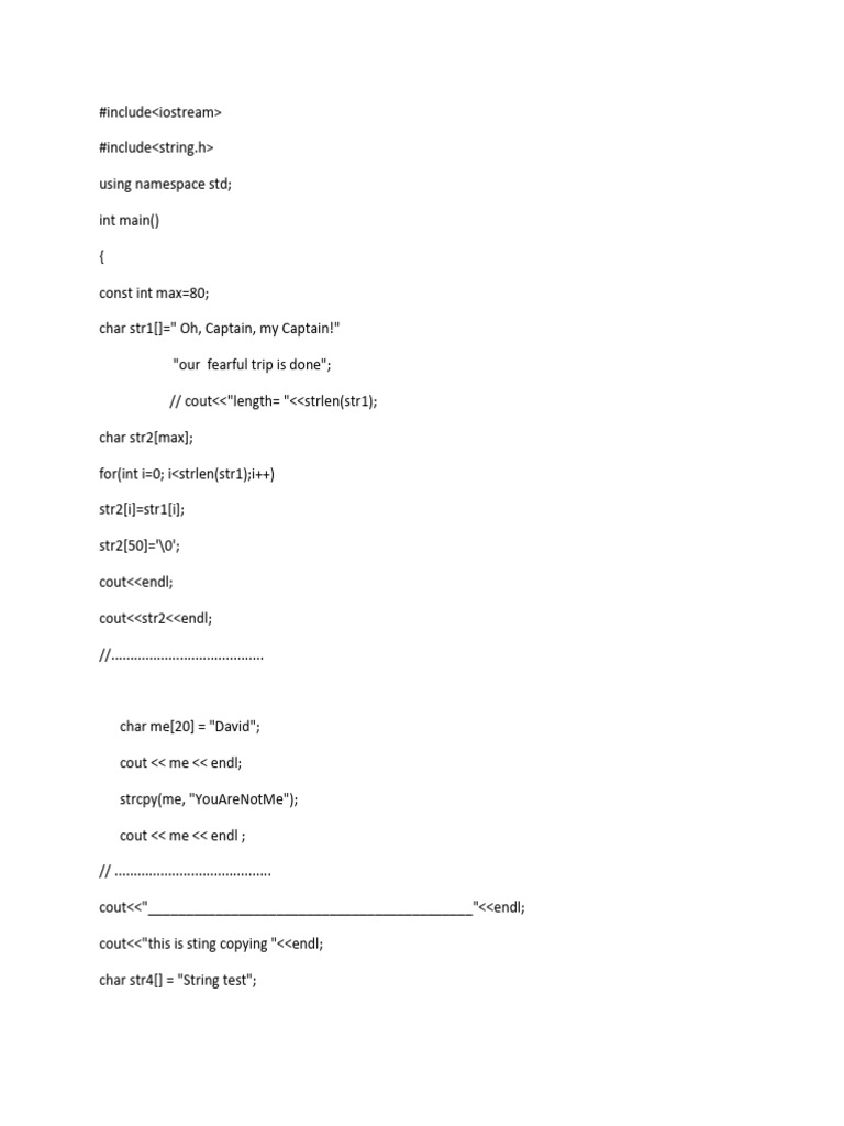 Lab5_Strings | PDF | Computer Programming | C++