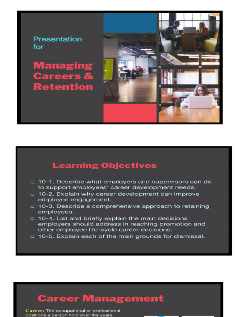 Career Management Chap10 | PDF | Employee Retention | Employment