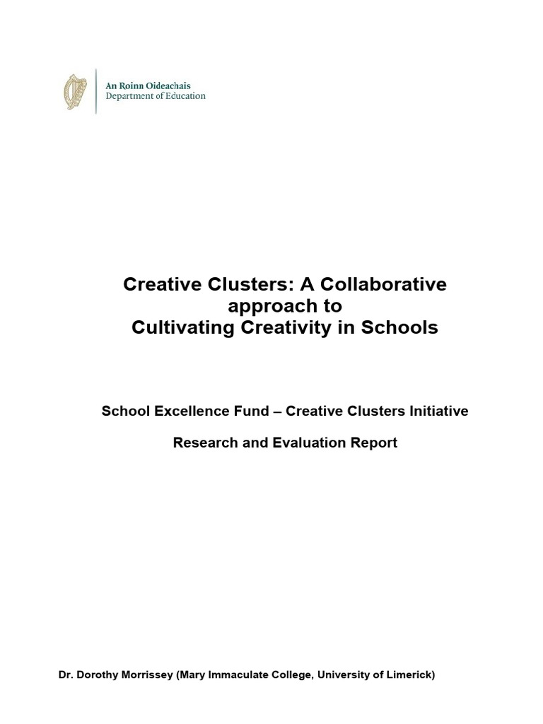 Creative Clusters: A Collaborative Approach To Cultivating Creativity ...