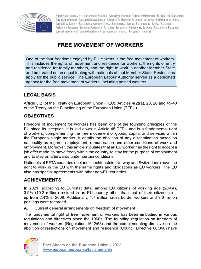 Part - 2 - 1 FMW 2023 | Download Free PDF | European Union | European Commission