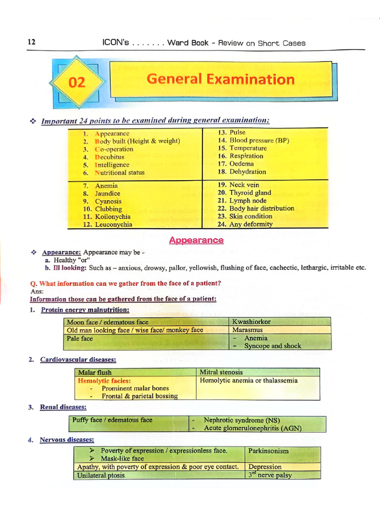 General Examination | PDF