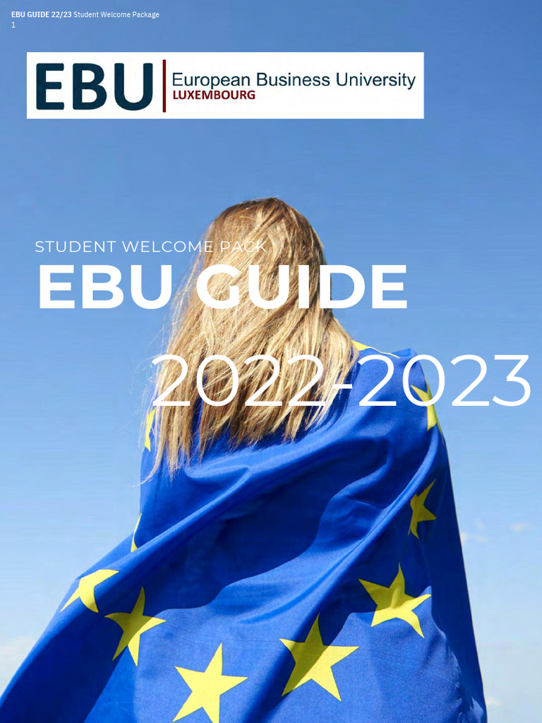 CIP EBU WelcomePack 2022-2023 | PDF | Libraries | Payments