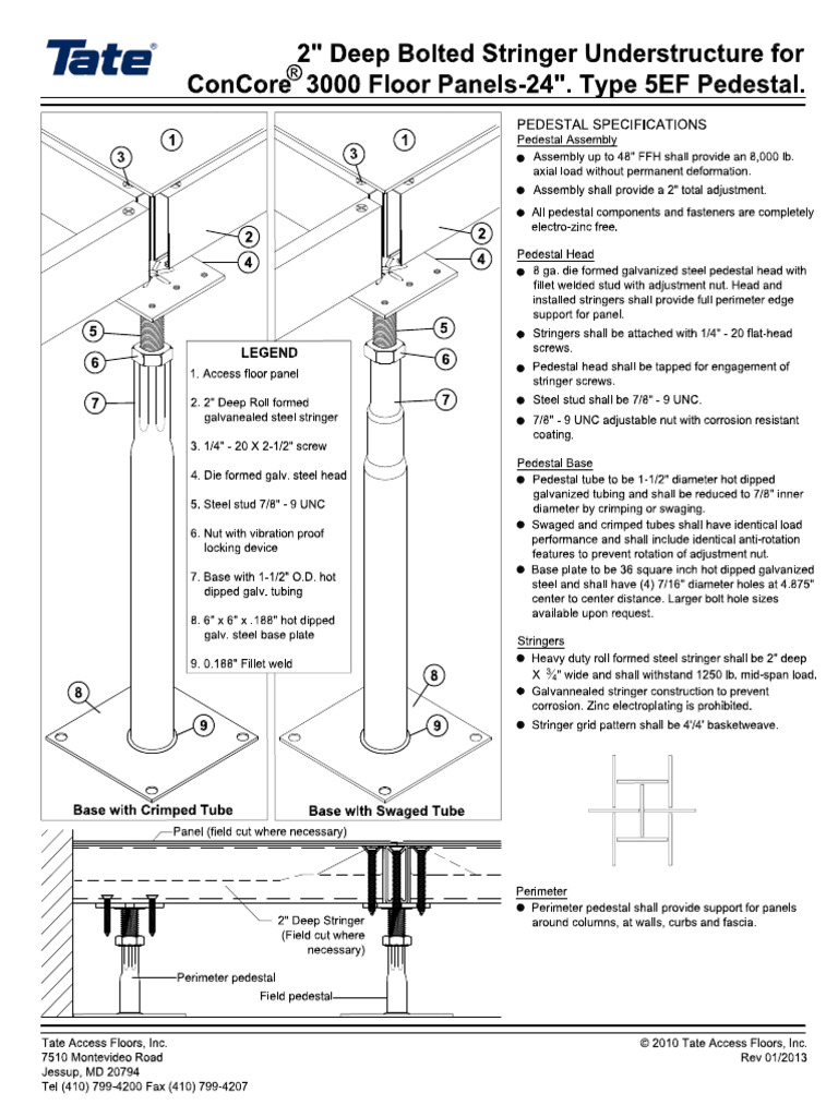 2 Inch Bolted Stringer Type 5EF 24in | PDF