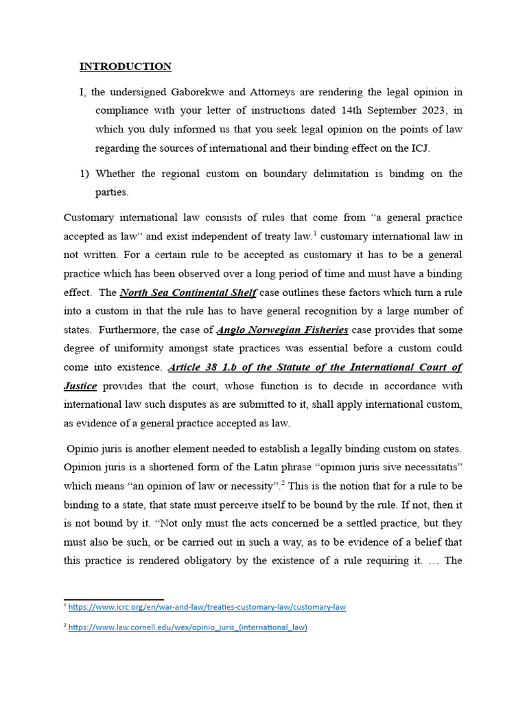 Document From Theodora?? | PDF | International Law | Precedent