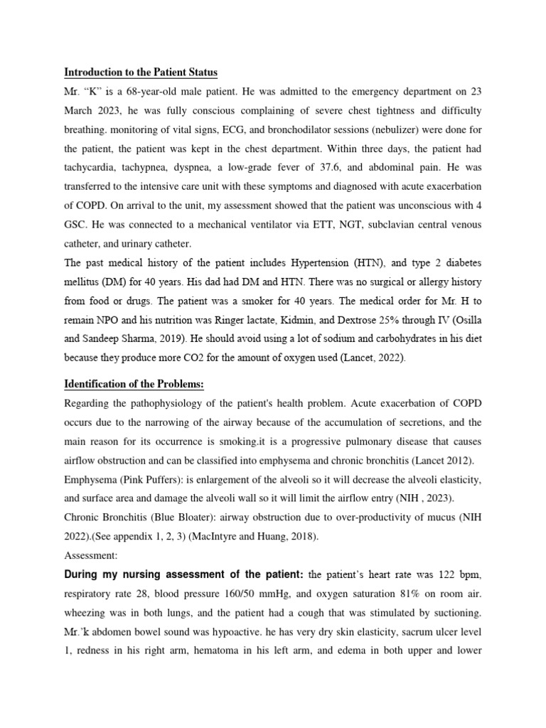 Example 1 | PDF | Chronic Obstructive Pulmonary Disease | Respiratory Tract