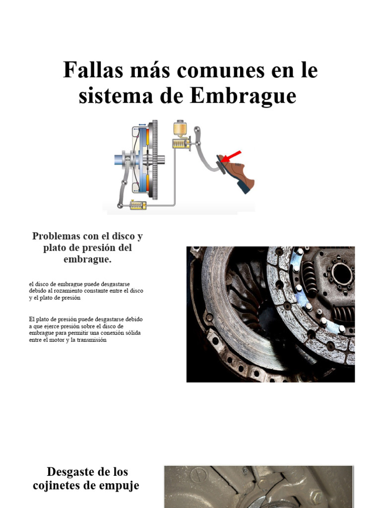10 Fallas Comunes del Embrague | PDF