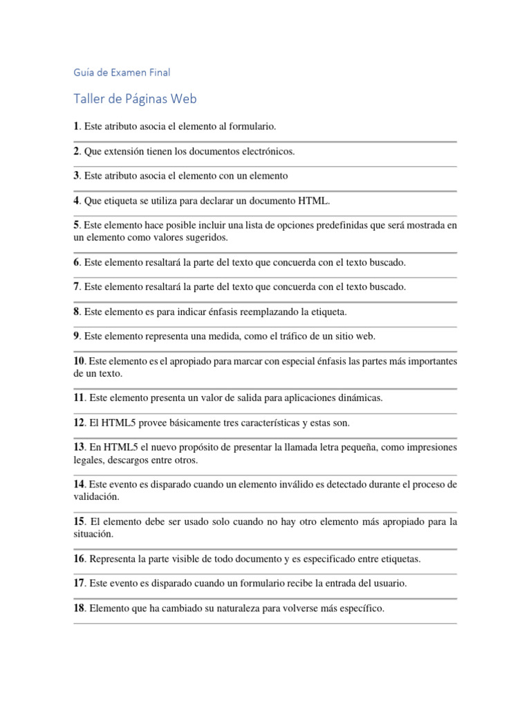 Guía Completa de HTML y CSS | PDF | HTML | Red mundial