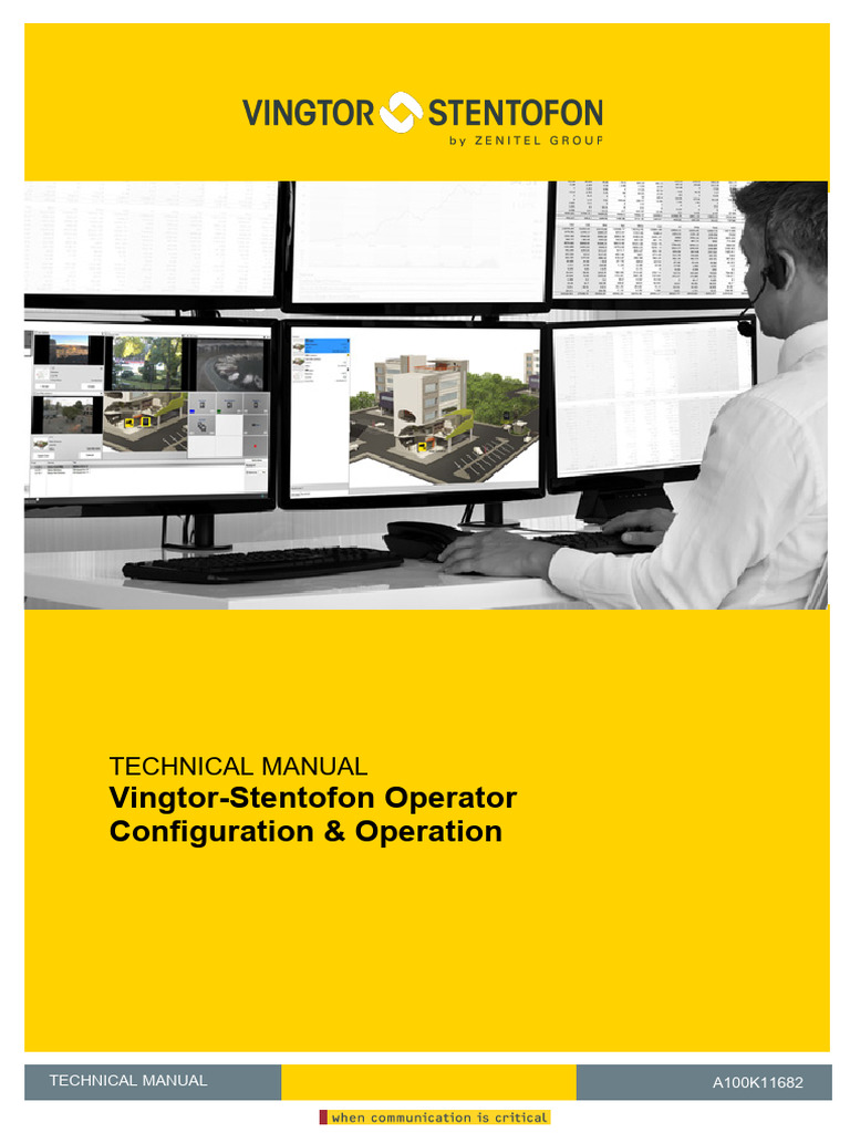 A100K11682 Vingtor Stentofon Operator Manual | PDF | Microsoft Windows ...