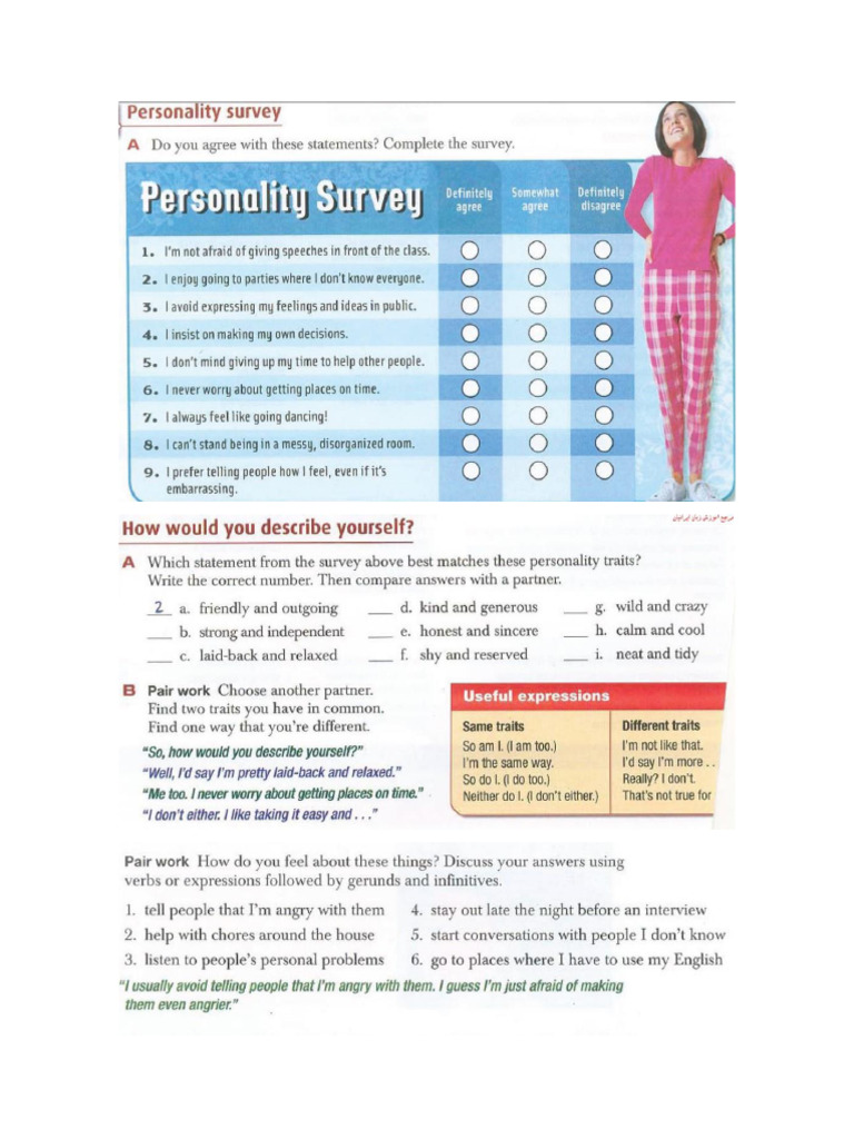 Personality Survey | PDF