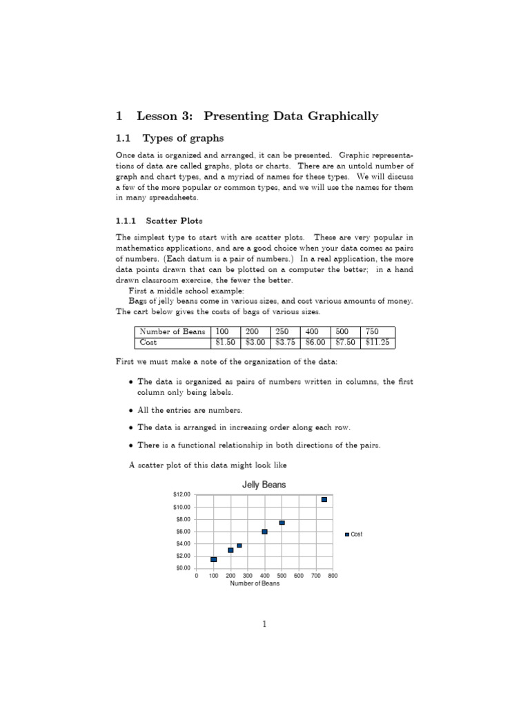 Lesson_3 | PDF | Chart | Scatter Plot