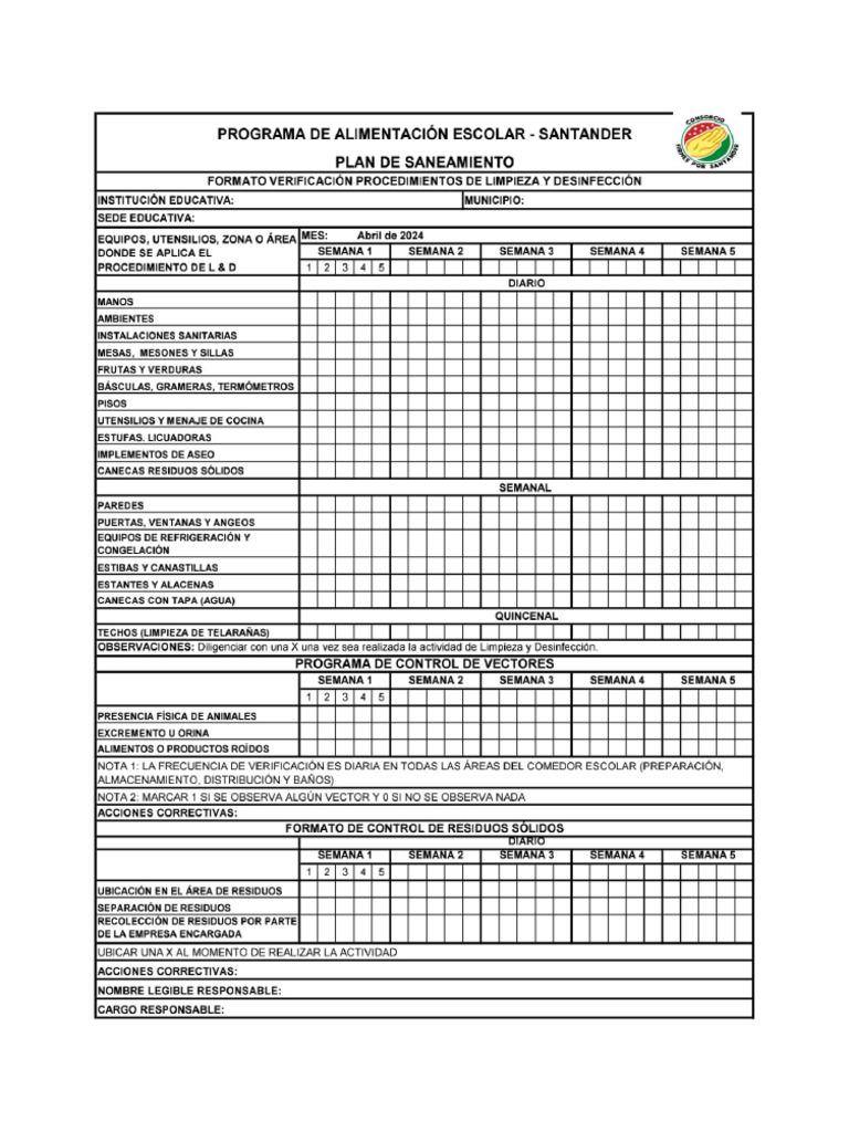 Formatos Abril PSB_1 | PDF