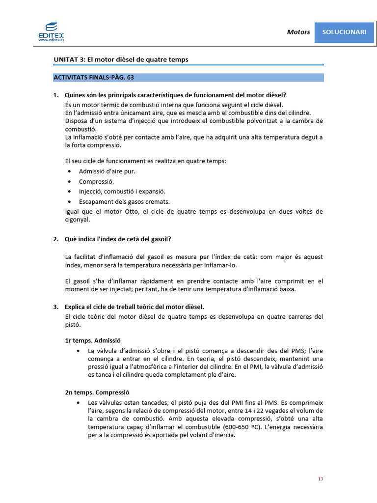 UT03 Solucionari Motors | PDF