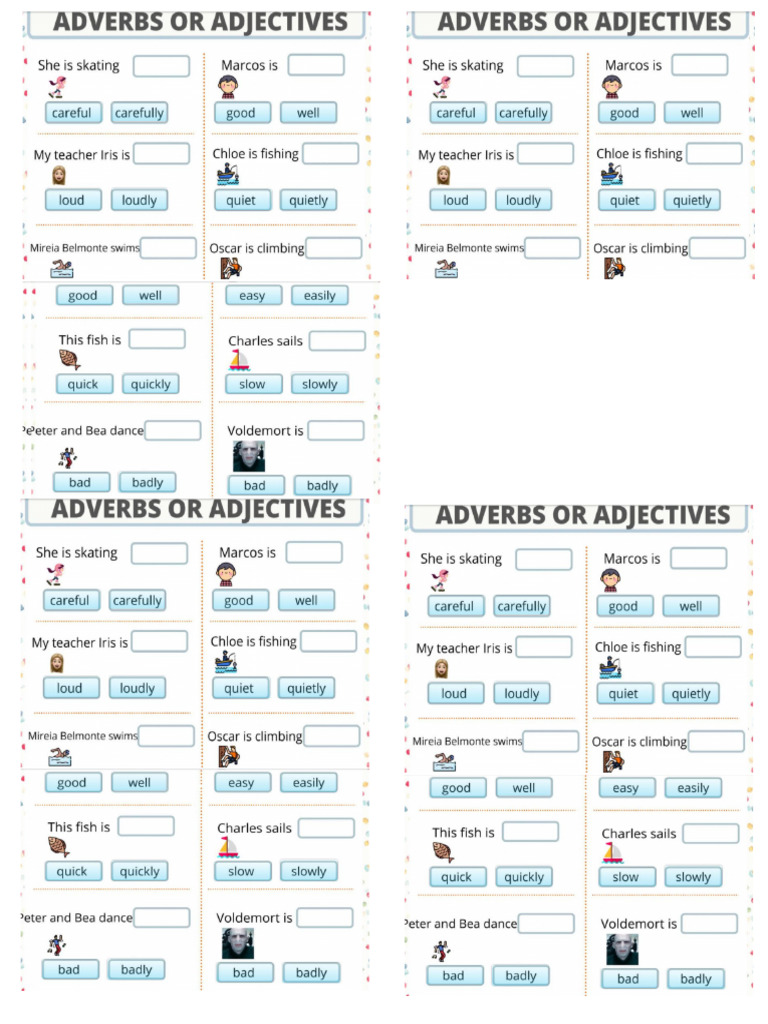 ACTIVIDAD # 2 ADVERBS AND ADJETIVES 22-03 | PDF