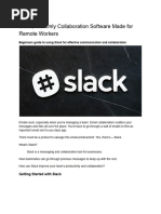 Slack Messaging App Overview | PDF | Mobile App | Multimedia