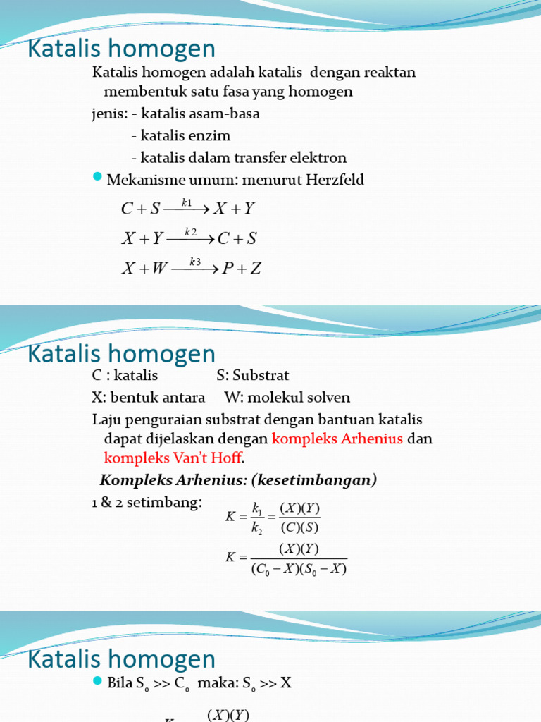 Katalis Homogen | PDF